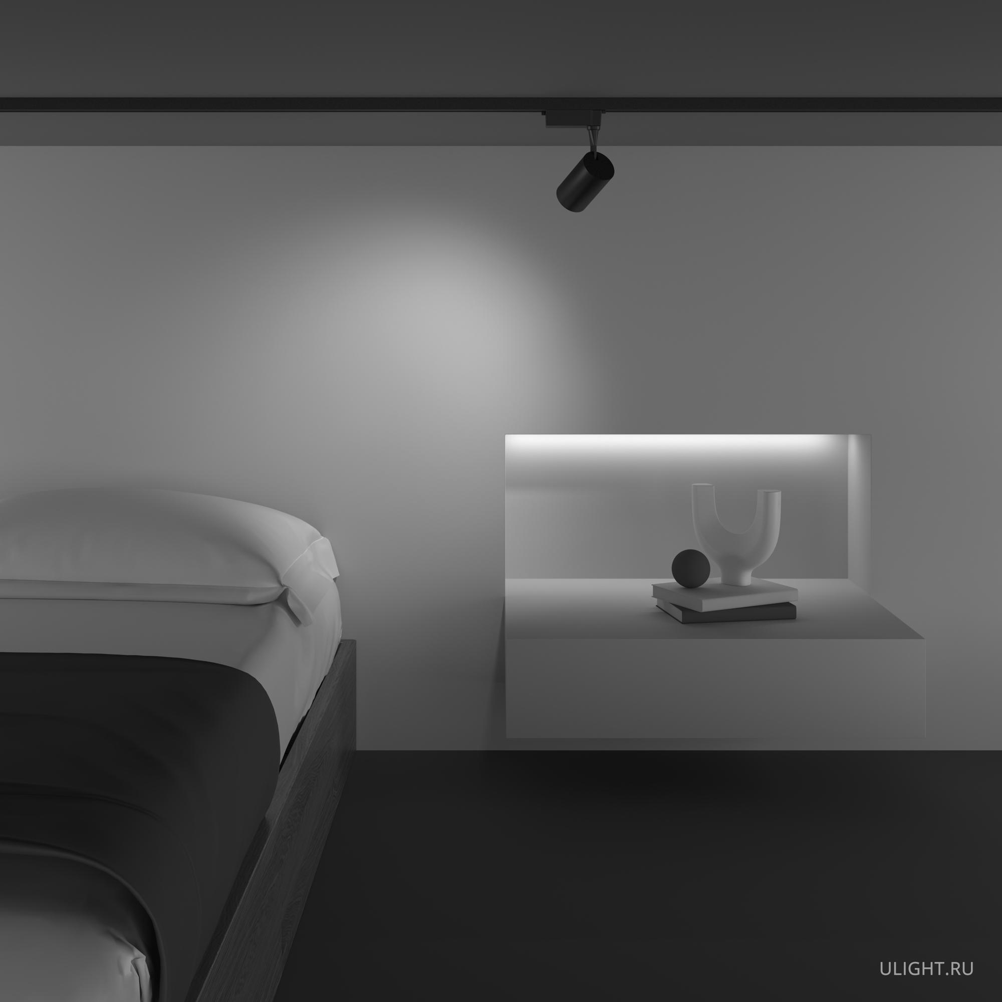Трековый светильник Technical TR003-1-6W4K-W-B, арт.TR003-1-6W4K-W-B ...